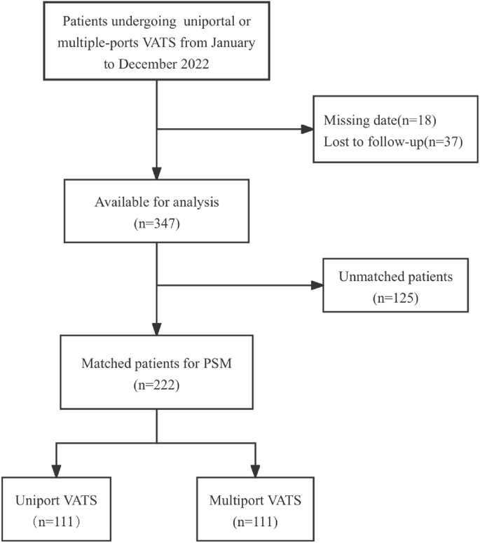 Postoperative chronic pain following uniport vs. multiport video ...