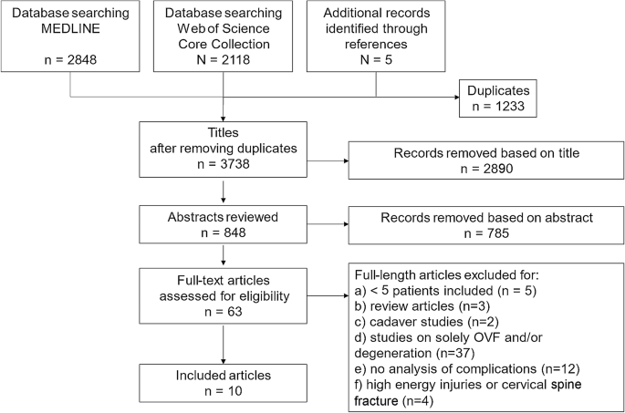 The relation of osteoporotic vertebral fractures and spine degeneration on the occurrence of ...