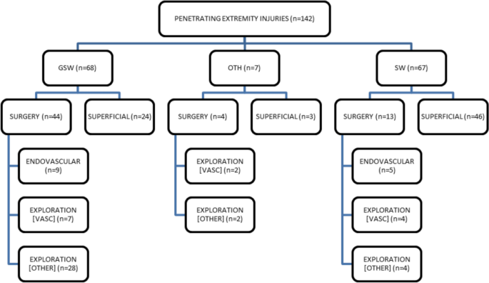 Penetrating extremity injuries in a large Scandinavian Level-1 trauma ...