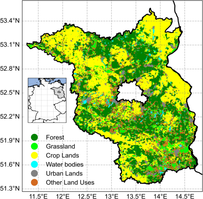 Spatio-temporal patterns of evapotranspiration in the temperate Eastern ...