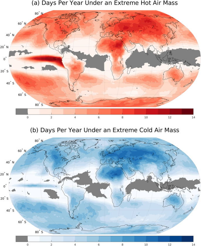 A worldwide climatology of extreme air masses | Theoretical and Applied ...