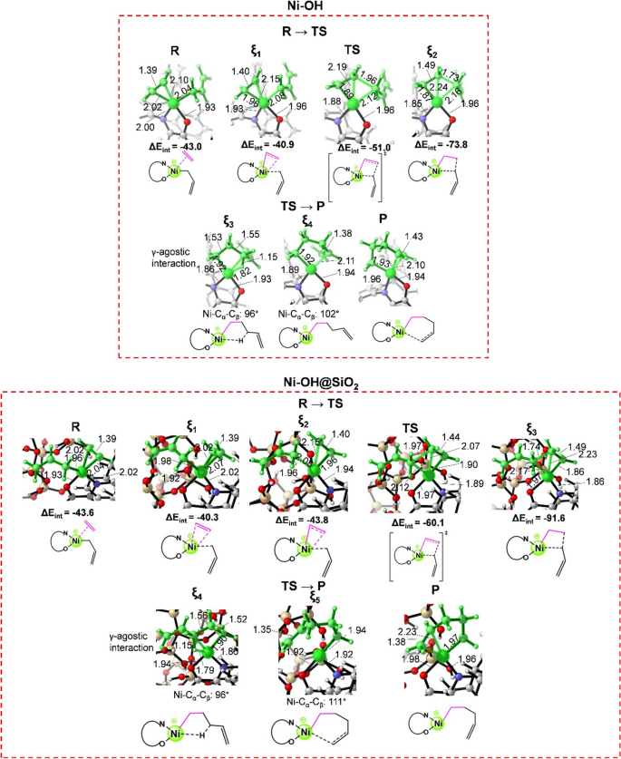 Exploring ethylene insertion reaction mechanism in nickel complexes: a ...