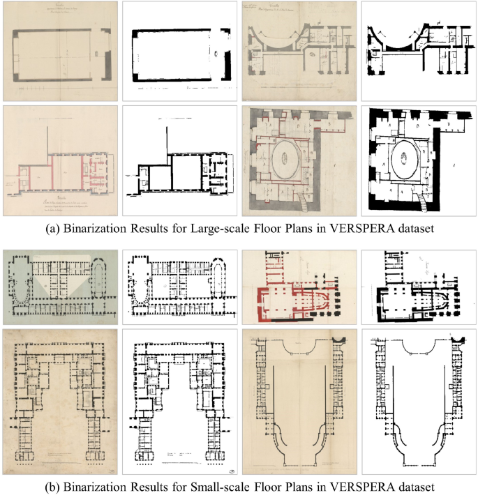 Machine learning-based binarization technique of hand-drawn floor plans ...