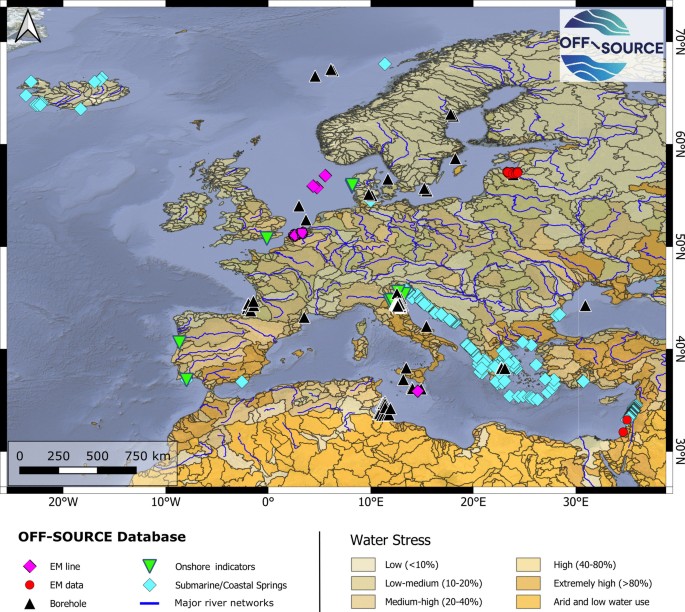 A geological and geophysical database for the assessment of offshore ...