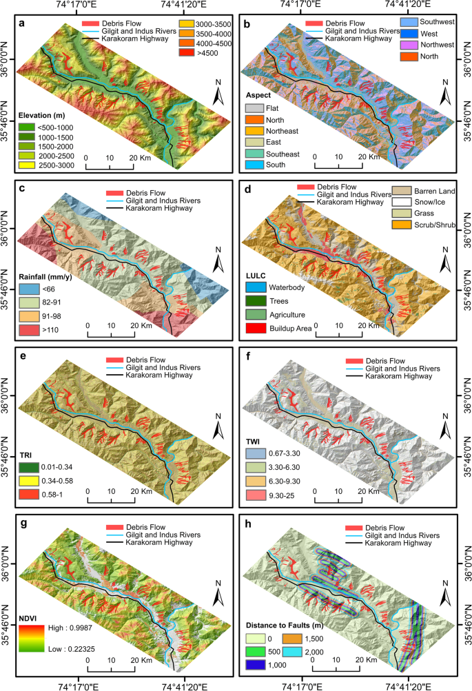 Debris flow susceptibility and propagation modeling: a deep learning ...