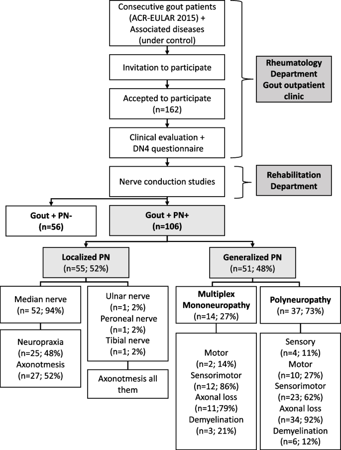 Peripheral neuropathy in patients with gout, beyond focal nerve ...