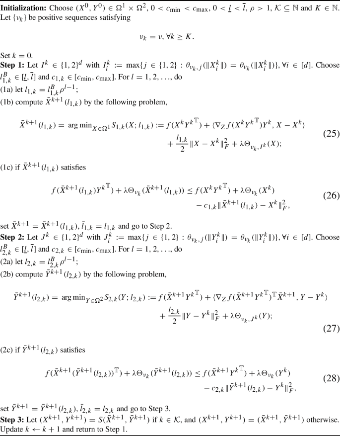 On solving a rank regularized minimization problem via equivalent factorized column-sparse ...