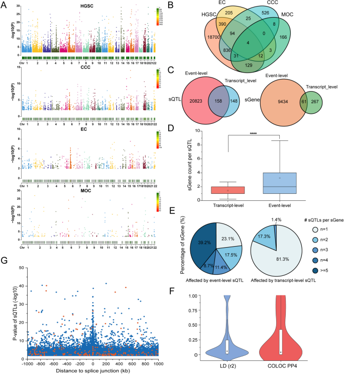 Genetic variants of LncRNA associated with splicing regulation and ...