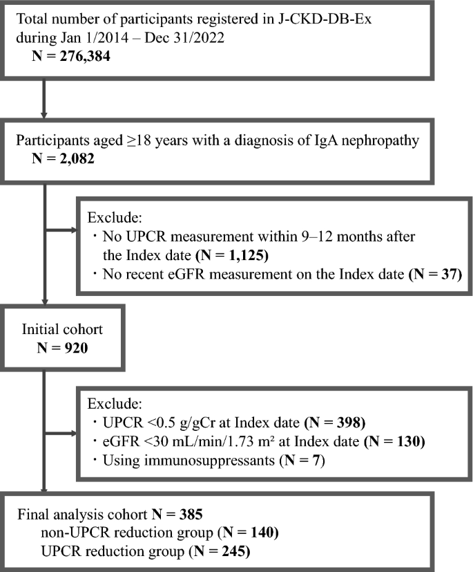 Proteinuria reduction as a surrogate endpoint for clinical study of IgA ...