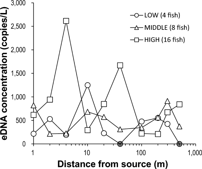 Spatial heterogeneity of eDNA concentration as a predictor of small ...