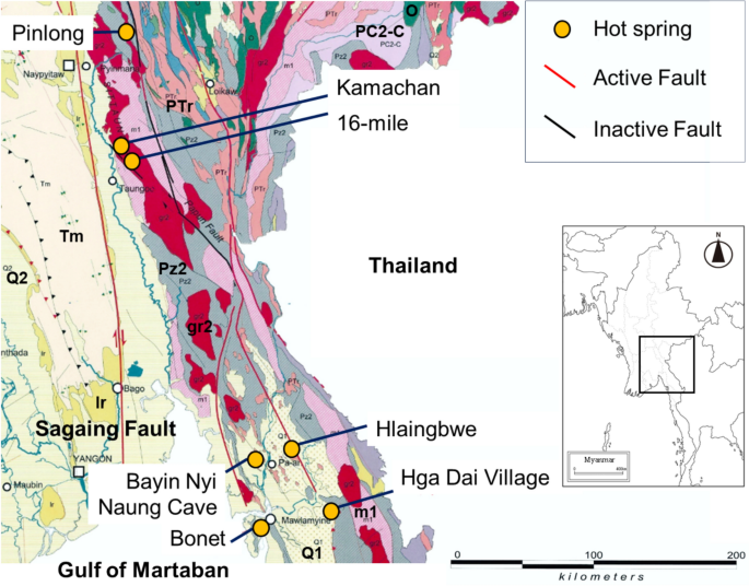 Characterizing the water quality of hot springs in southeastern Myanmar ...