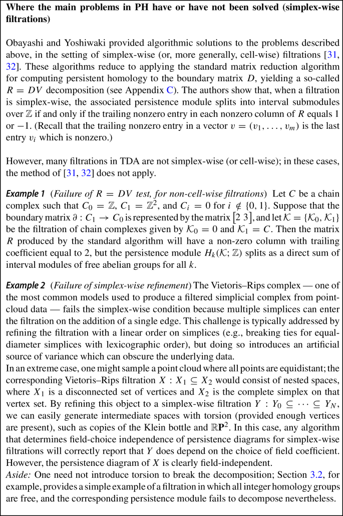 Interval Decomposition of Persistence Modules over a Principal Ideal Domain | Foundations of ...