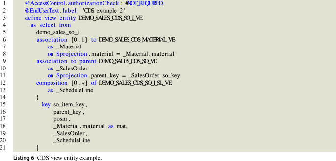 Model-driven engineering of SAP core data services - the bigER2CDS ...