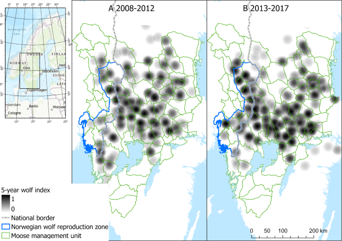 Retrospective analyses to understand how wolf territory density impacts ...