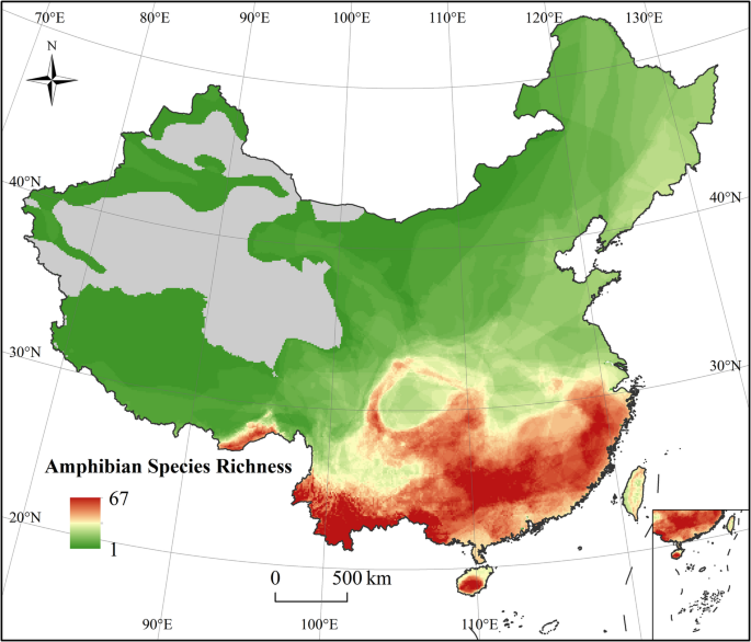 Spatial pattern analysis of species richness among amphibians in China and its implications for ...