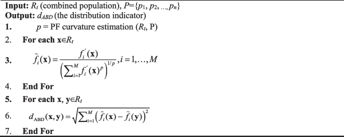 An adaptive boundary-based selection many-objective evolutionary algorithm with density ...