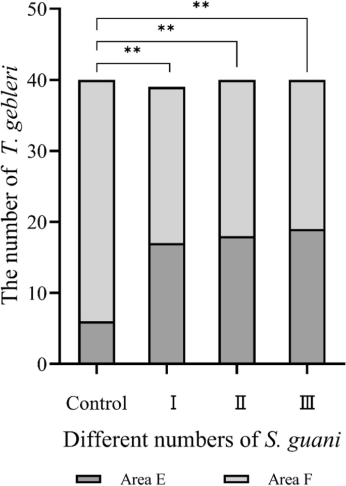 Non-contact effects of the parasitoid Sclerodermus guani on its two ...