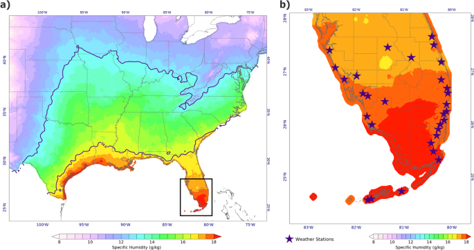 Nighttime land surface temperature and thermal discomfort in a ...
