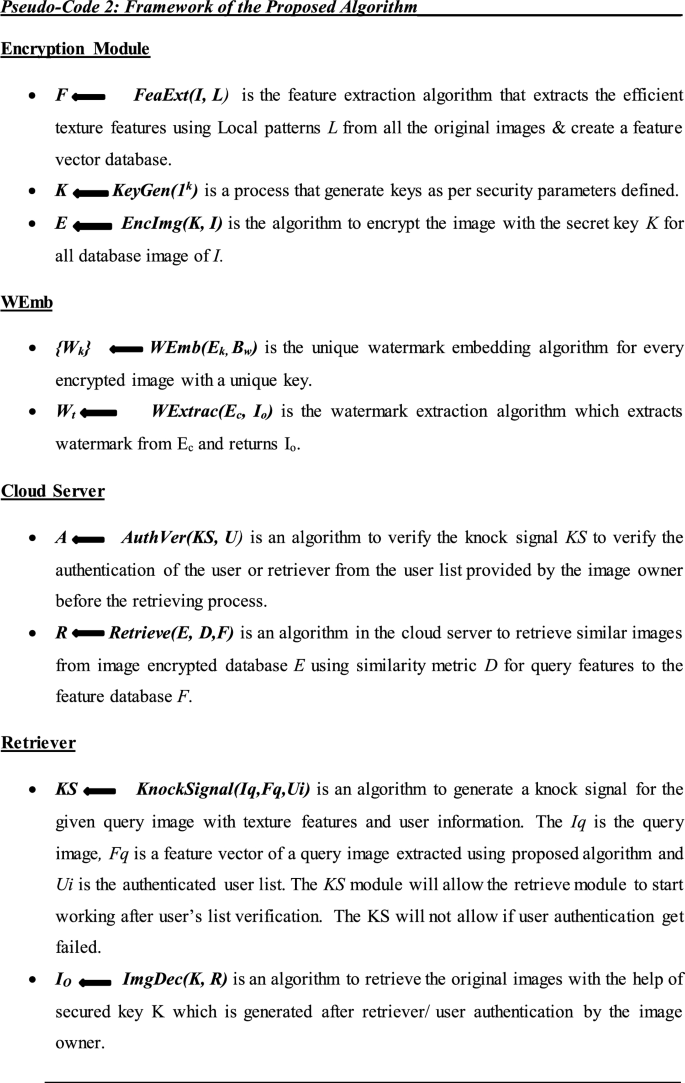 Secure and efficient content-based image retrieval using dominant local patterns and watermark ...