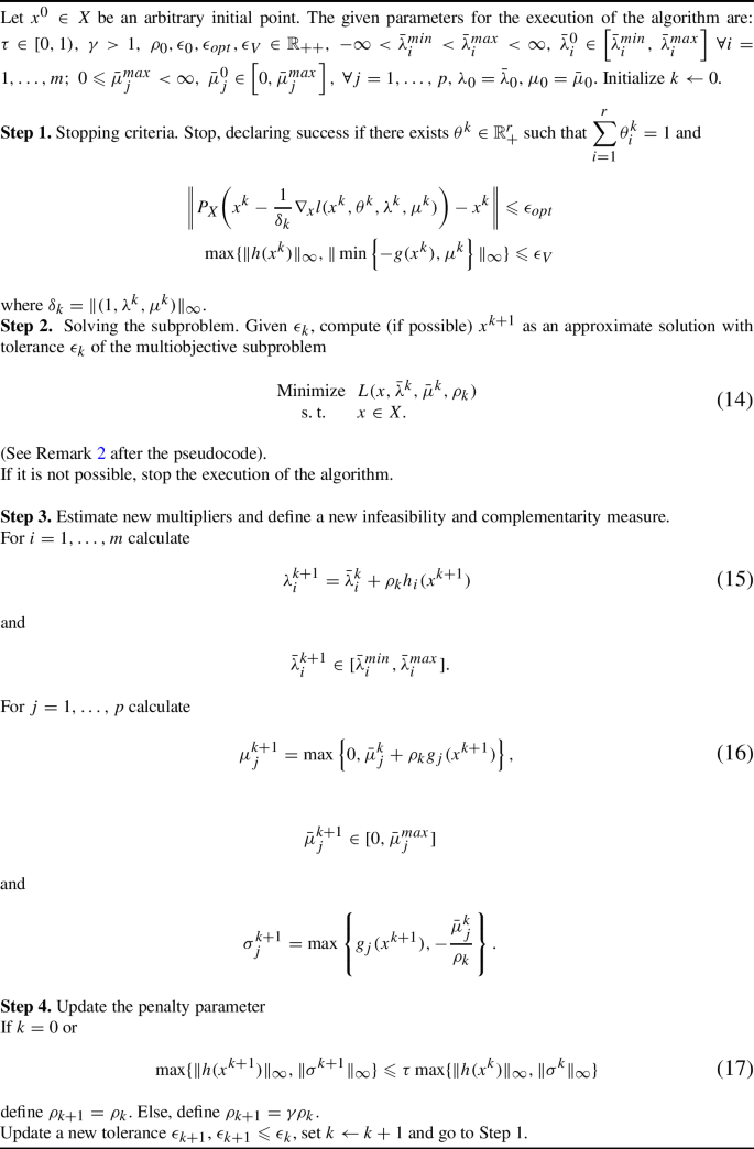 Scaled-PAKKT sequential optimality condition for multiobjective problems and its application to ...