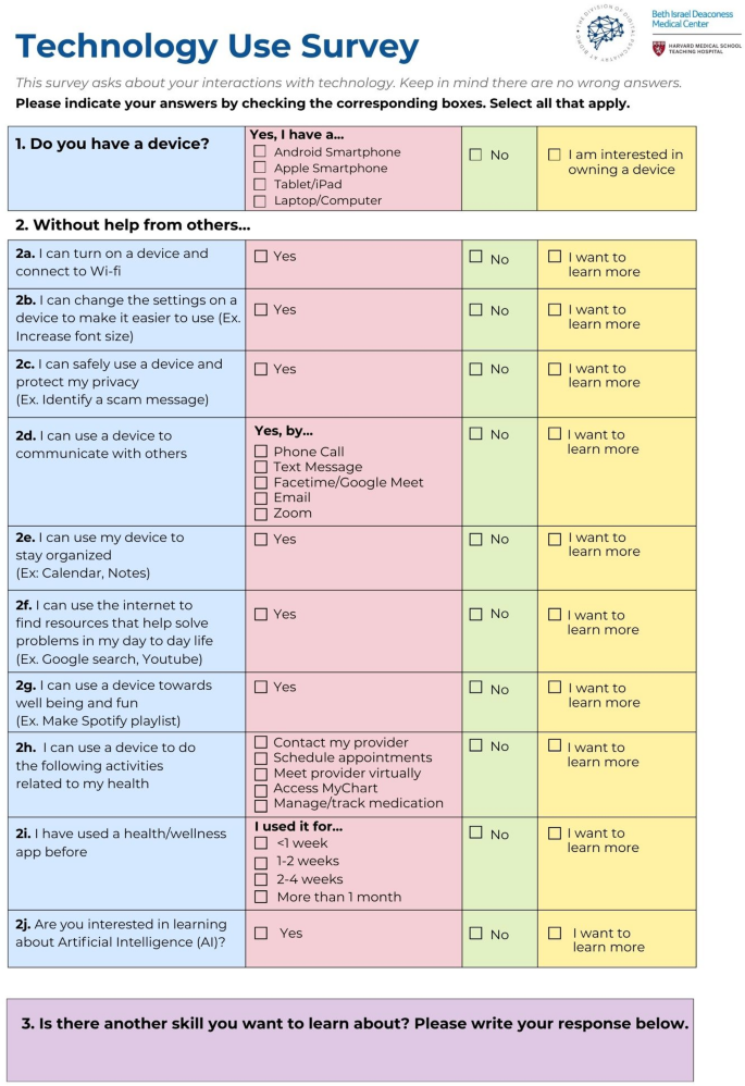 The Technology Use Survey: An Actionable Digital Literacy Assessment ...