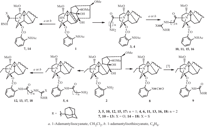 Adamantyl-Containing Derivatives of Lappaconitine | Chemistry of ...