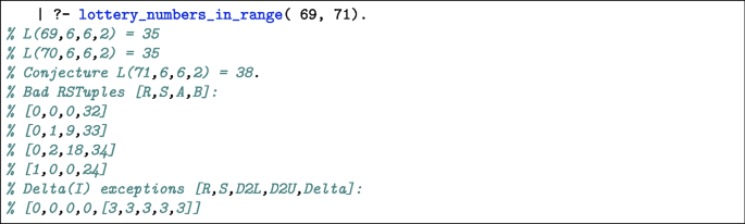 Applying constraint programming to minimal lottery designs | Constraints