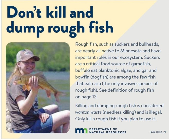 Minnesota’s Native Fish Bill: a case study in shifting the “rough fish ...