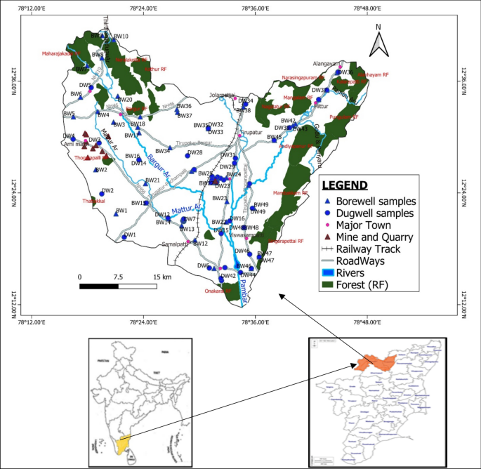 Nitrate pollution index and age wise health risk appraisal for the ...