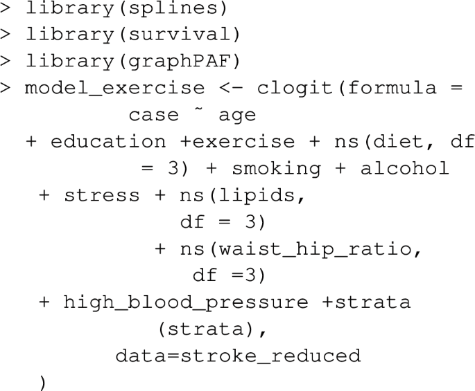 Estimating and displaying population attributable fractions using the R ...