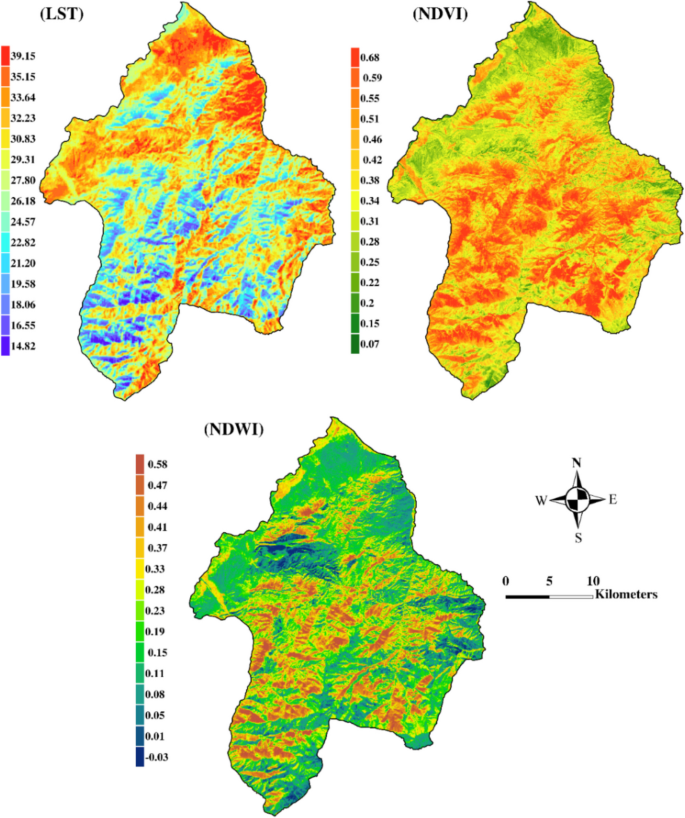 Trend analysis and interactions between surface temperature and ...