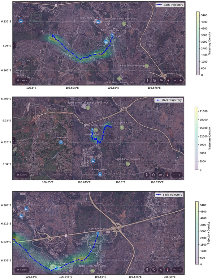Urban air pollutant mapping and tracing using multi-points in situ ...