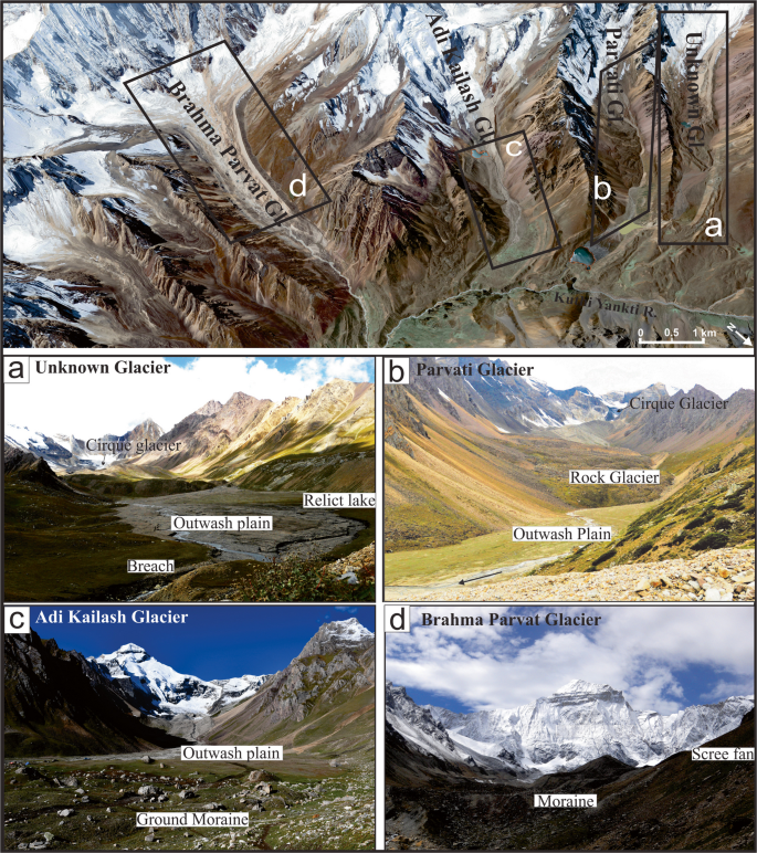 Geomorphic investigation of glacial and paraglacial landforms in the ...
