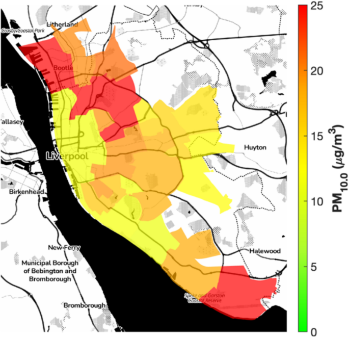 Breathing inequality: unmasking Liverpool’s air pollution burden on ...