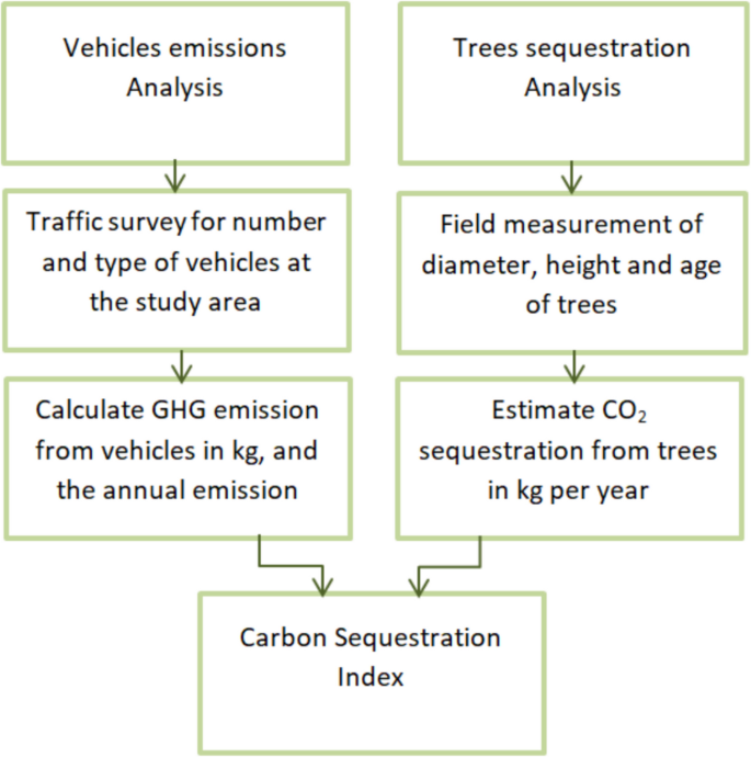 Assessing urban CO2 emissions and sequestration potential: a case study ...