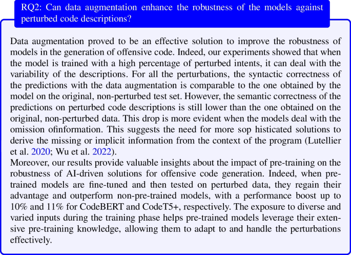 Enhancing robustness of AI offensive code generators via data ...