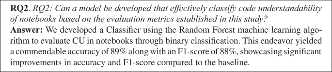 Predicting the understandability of computational notebooks through code metrics analysis ...