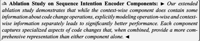 Learning to represent code changes | Empirical Software Engineering ...