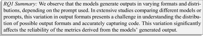 Output format biases in the evaluation of large language models for ...