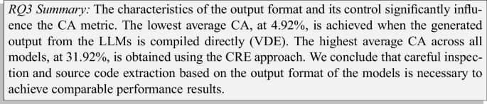 Output format biases in the evaluation of large language models for ...