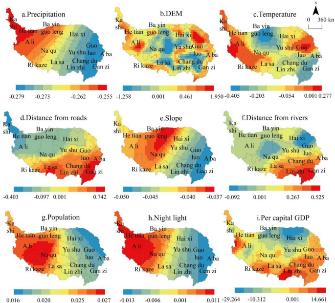Spatial heterogeneity and nonlinear relationship between landscape ...
