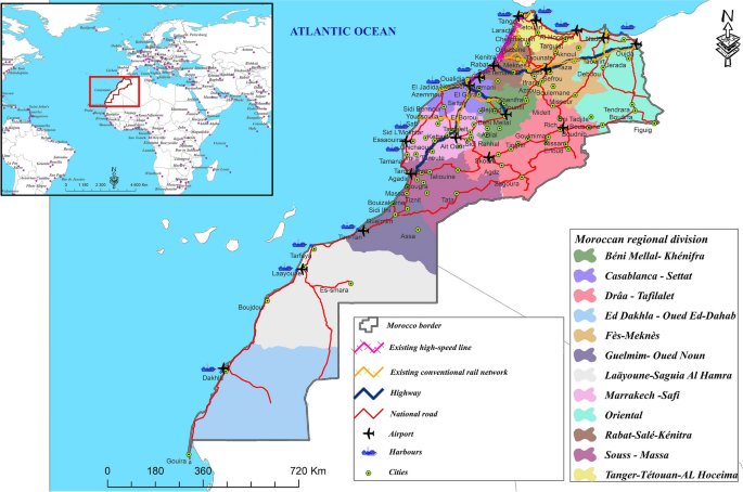 The territorial dynamics of railroads in Morocco between disparities ...