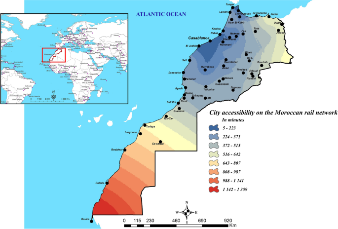 The territorial dynamics of railroads in Morocco between disparities ...