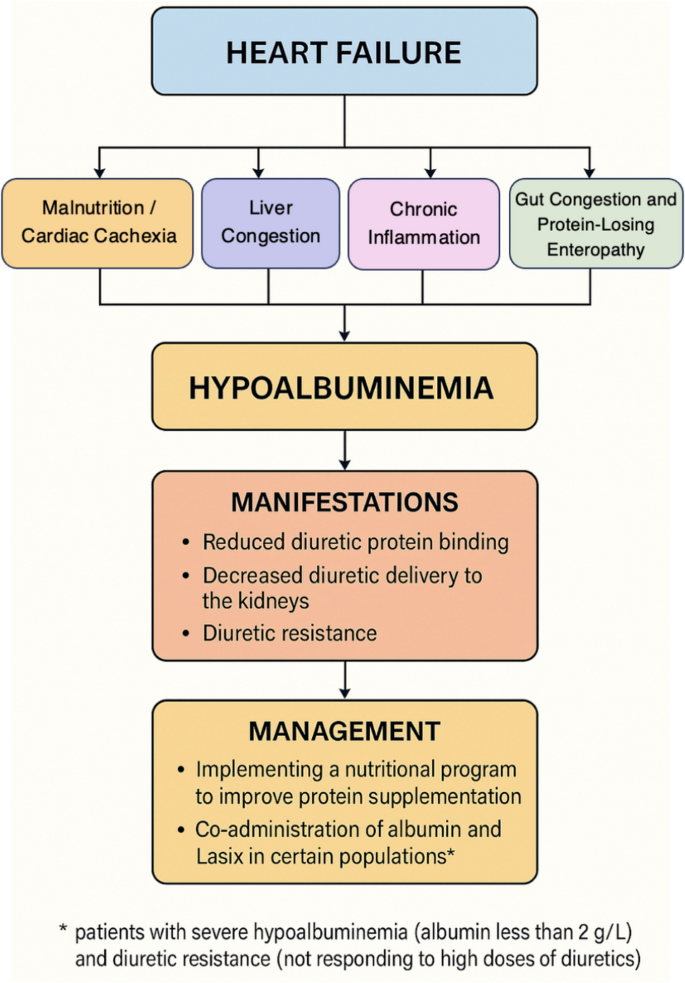 Hypoalbuminemia in heart failure: pathophysiology, clinical ...