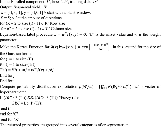 Fuzzy relevance vector machine-based segmentation and adaptive network-based fuzzy inference ...