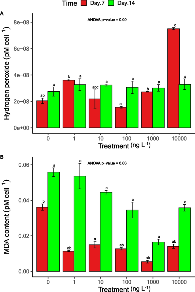 Bioaccumulation and impact of levonorgestrel on the growth ...
