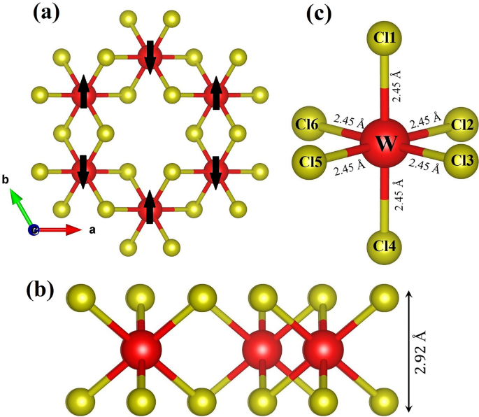 WCl3 monolayer: a first principles prediction of electronic and ...