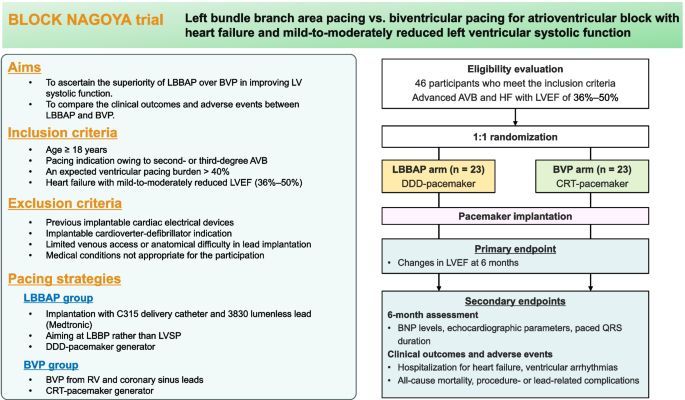 Comparison of left bundle branch area pacing and biventricular pacing ...