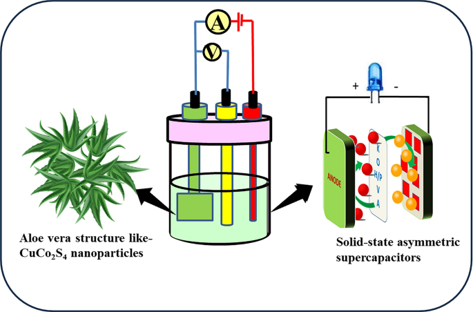 Design of aloe vera-shaped spinel copper cobalt sulfide nanostructures ...