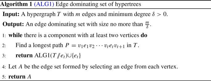 A sharp upper bound for the edge dominating number of hypergraphs with minimum degree | Journal ...